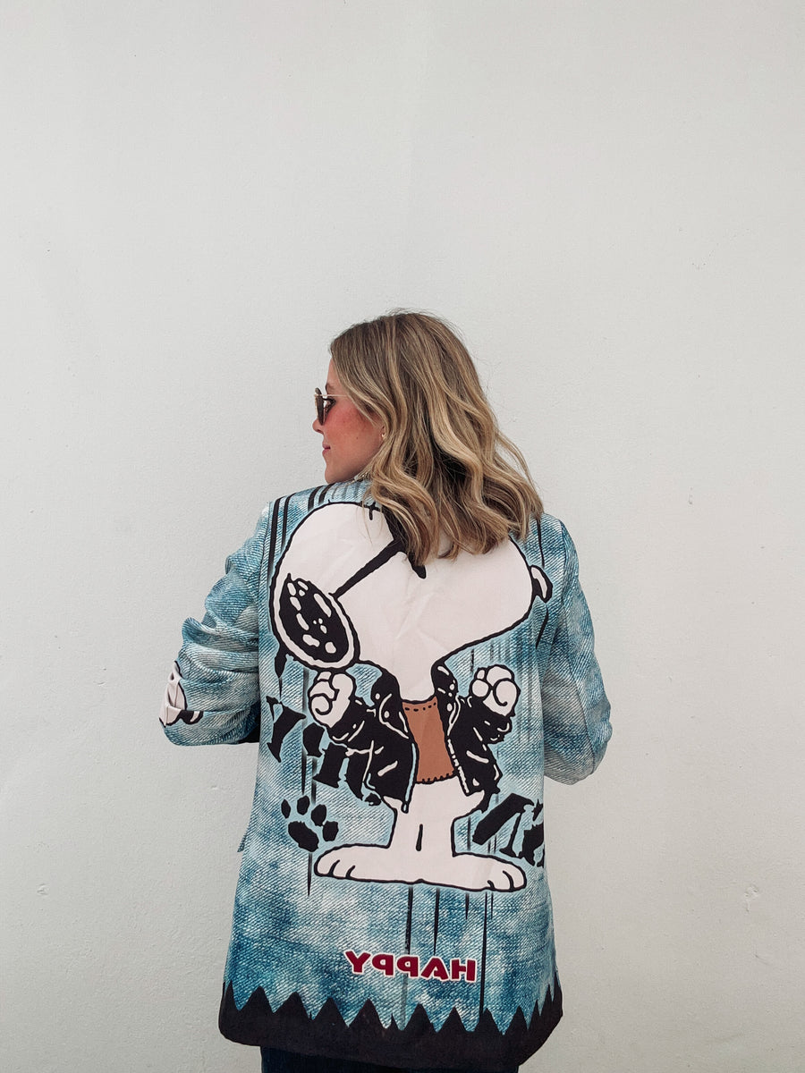 Denim Snoopy Blazer – Shop Oli Oli