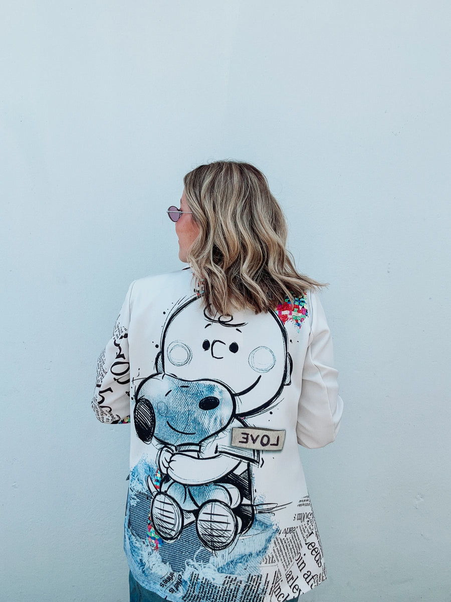 Charlie & Snoopy Hug Blazer – Shop Oli Oli